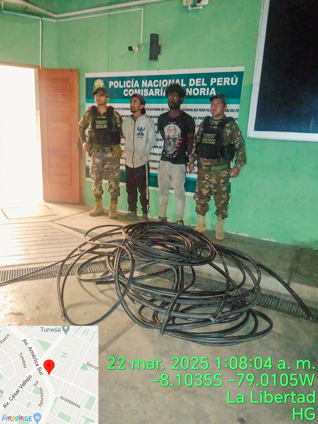 Ladrón de cables telco a prisión en Perú - ebizlatam.com